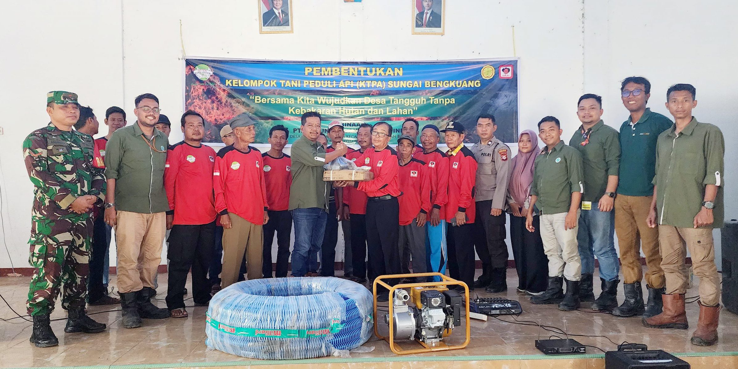 PT GSDI bentuk kelompok tani peduli api cegah karhutla – Astra Agro Lestari